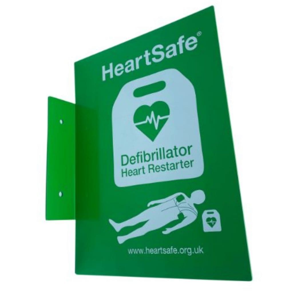 External Cabinet Defibrillator Box Labels | HeartSafe