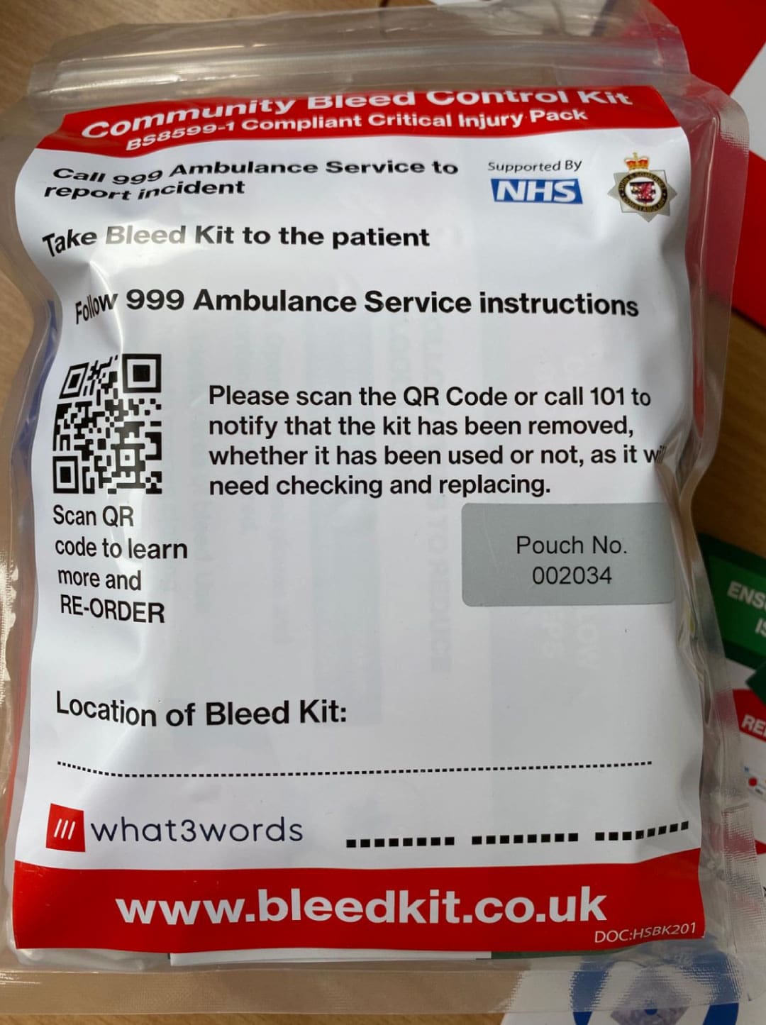 Community Bleed Control Kit | HeartSafe® AED Locator