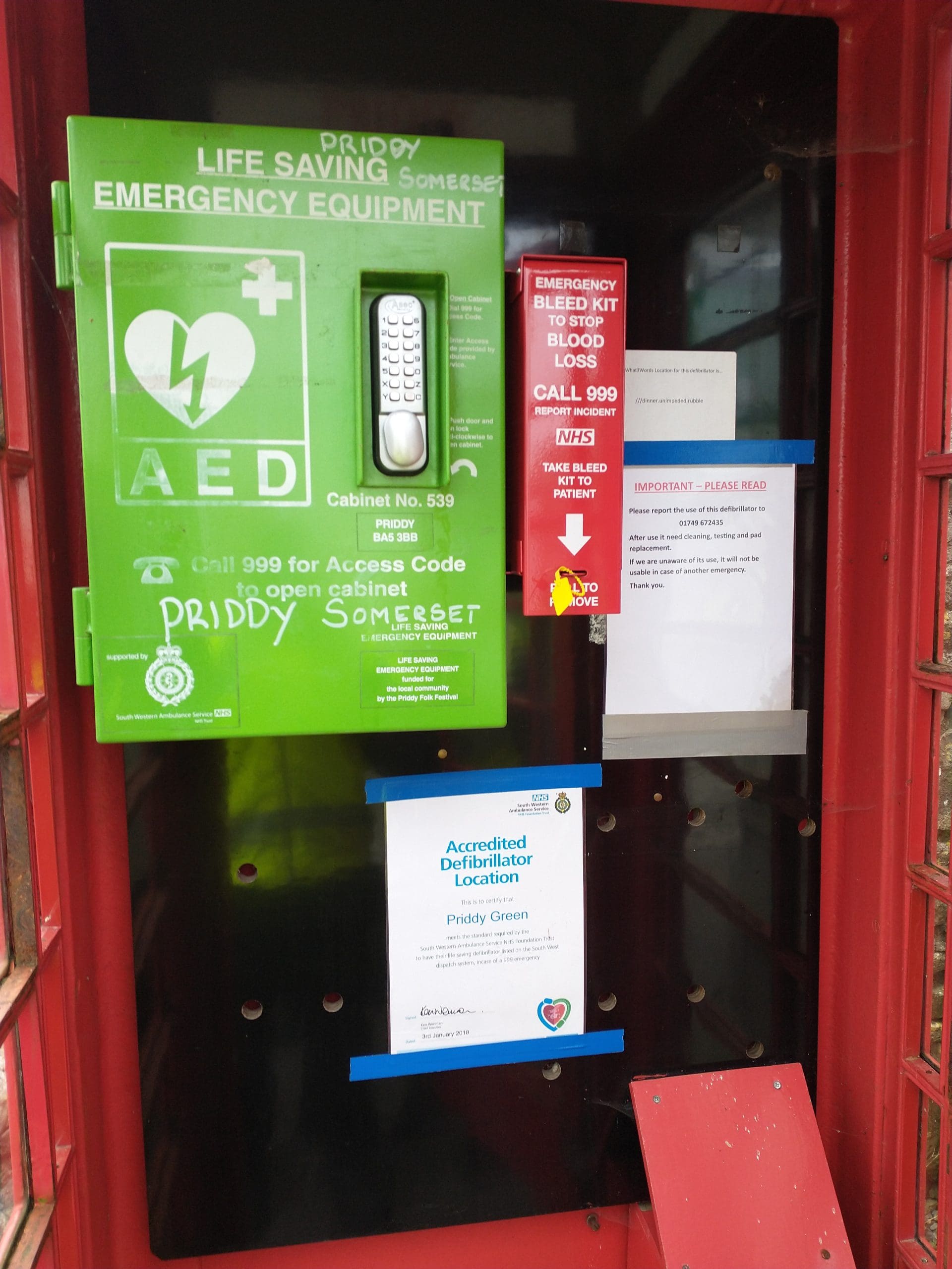 Priddy Green | HeartSafe® AED Locator
