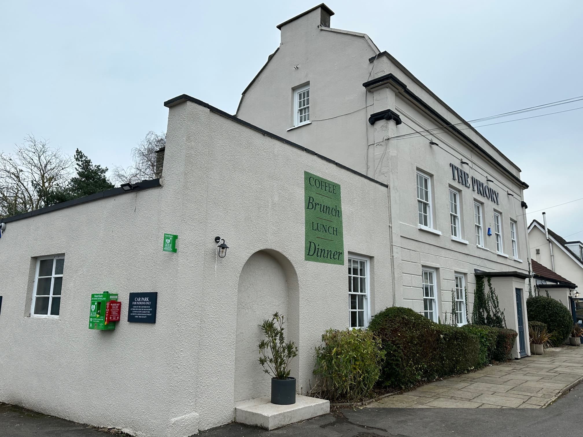 The Priory Hotel, Portbury | HeartSafe® AED Locator